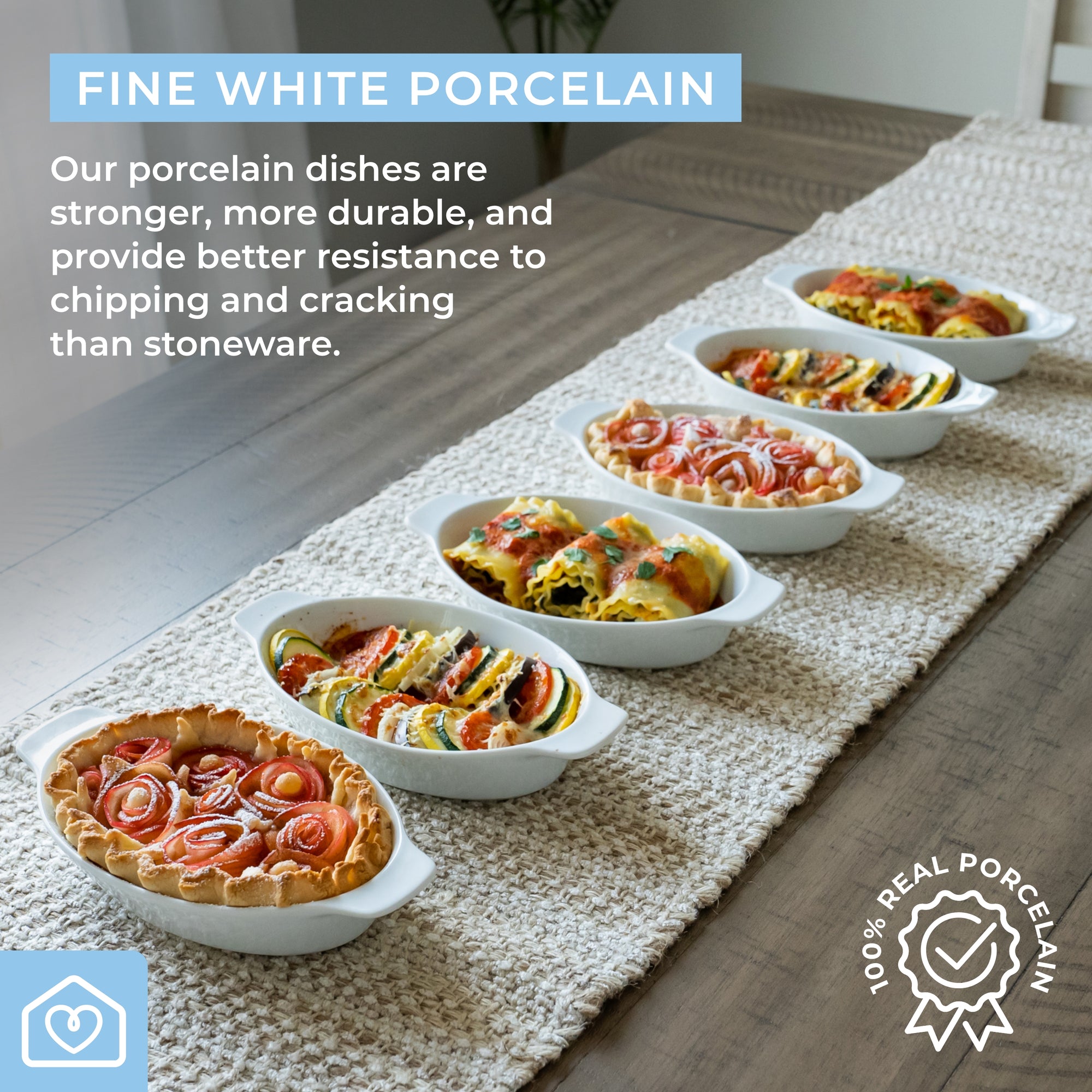 Porcelain Single Serving Au Gratin Dish Set – Heartland Home